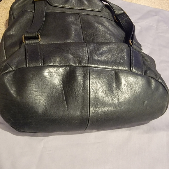 Aspen | Bags | Aspen Black Soft Leather Backpack Shoulder Bag | Poshmark